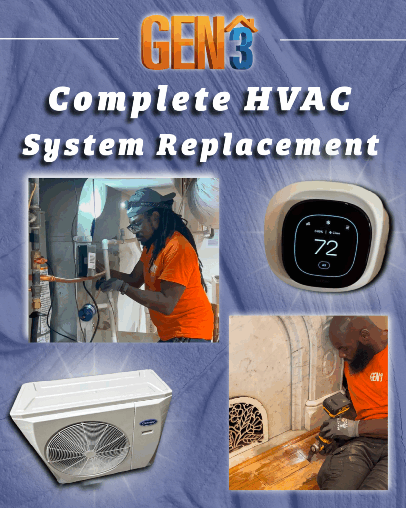 HVAC System Replacement for Improved Home Comfort - GEN3 Electric & HVAC